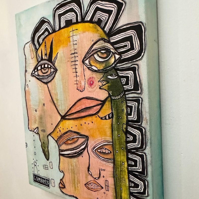 Outsider Mixed Media Art - Etsy