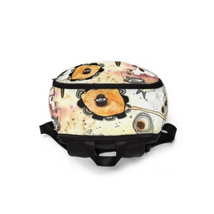 Original Art Backpack Laptop Book Bag Whimsical Abstract Intuitive ...