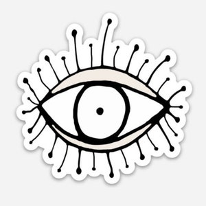 Collectable Artist 3 Pack Vinyl Eye Stickers - Artist Designed Bumper ...
