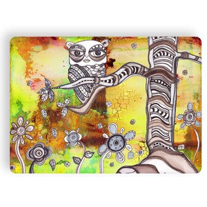 Colorful OWL NOTE CARD Gift Set Abstract Owl Artwork - Etsy