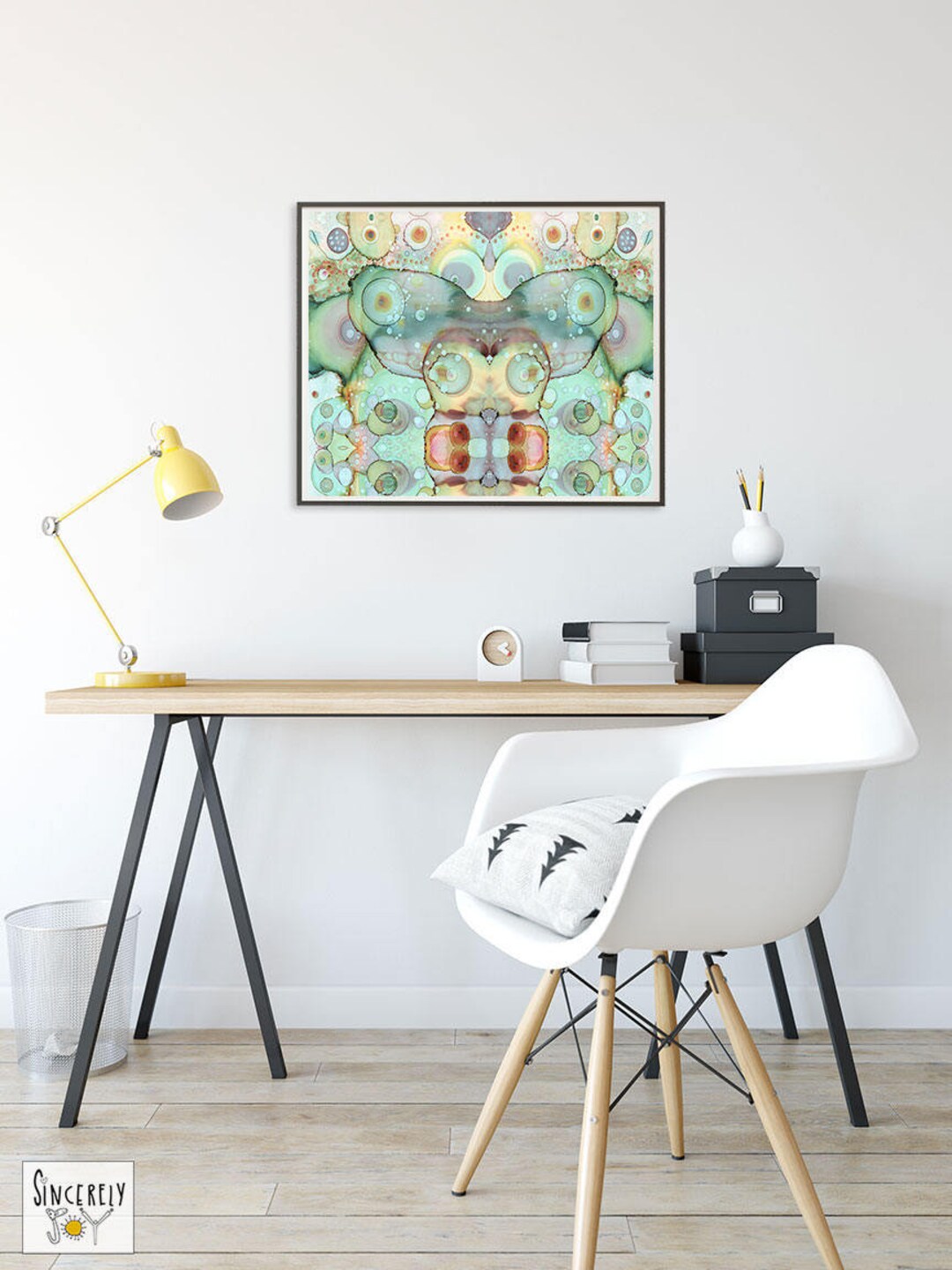 Abstract Mermaid Art Print Downloads Printable Art Painting Print Wall ...