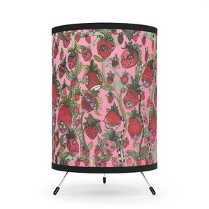 Tripod Lamps Strawberry Shortcake Artwork Fun Designer Fruit ...