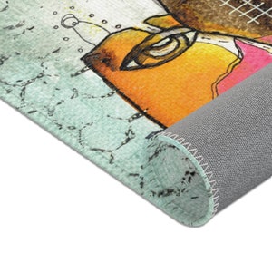 Maximalist Area Rugs Weird Colorful Art Carpet Accent Area Throw Rug ...