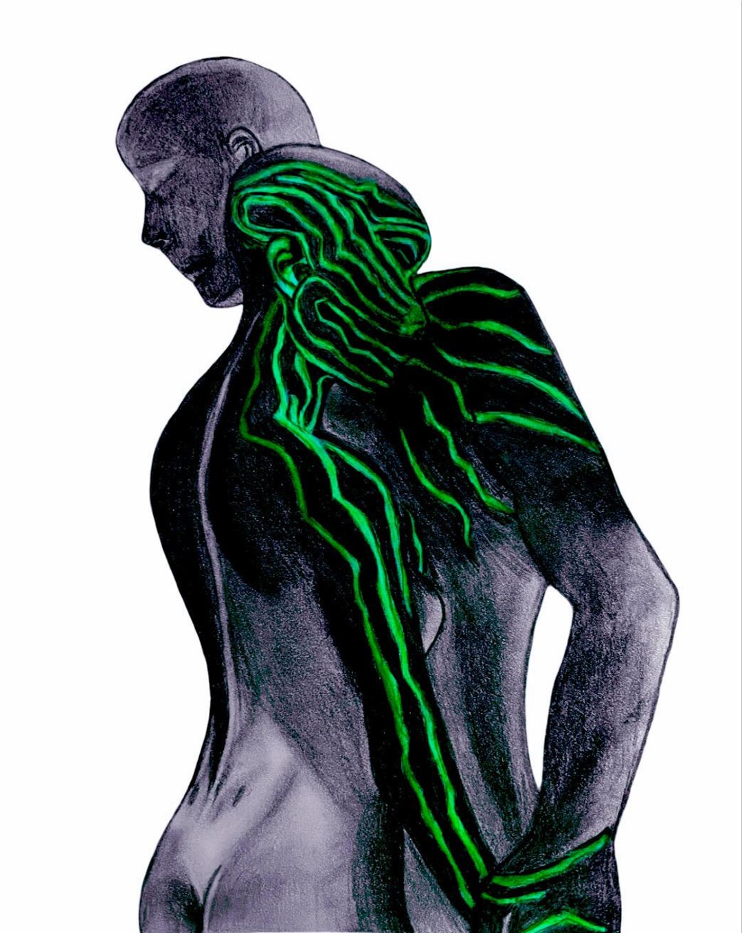 Love Language Sketching Drawing Neon Artwork Wall Art Decor - Etsy