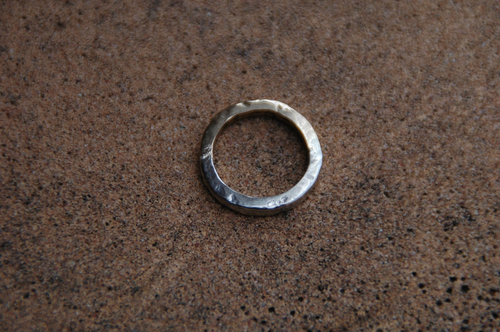 Hand Forged Wedding Ring Stackers Set of 5 Sterling Silver, 14k Gold ...