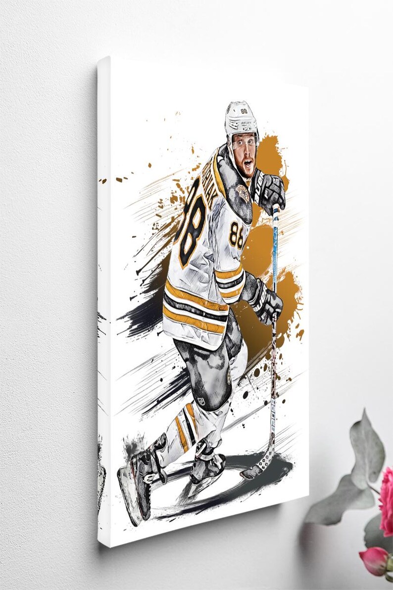 David Pastrnak Poster Boston Bruins Wall Art Print Hockey Sports Poster ...
