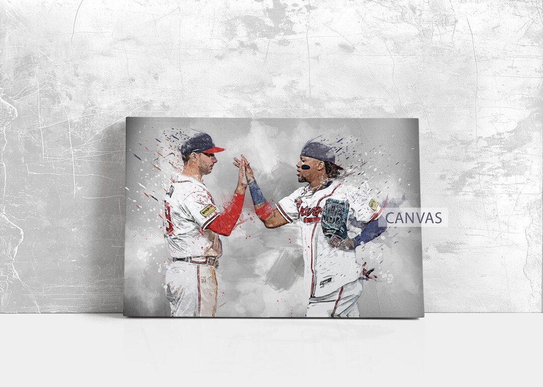 Matt Olson Poster Atlanta Braves Wall Art Print Baseball Artwork MLB ...