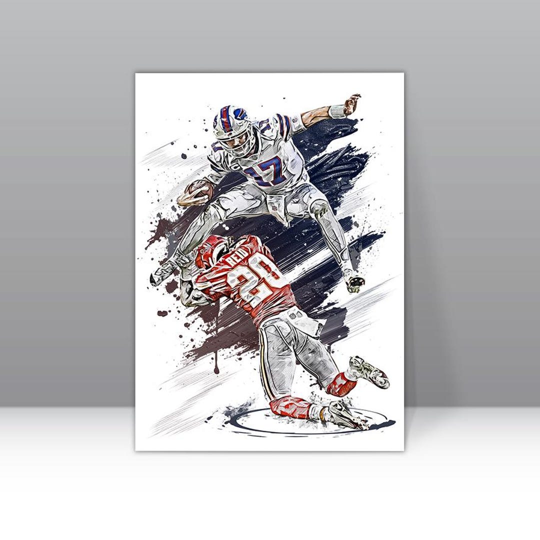 Dark Prescot Poster Dallas Cowboys Wall Art Print Football Sports ...