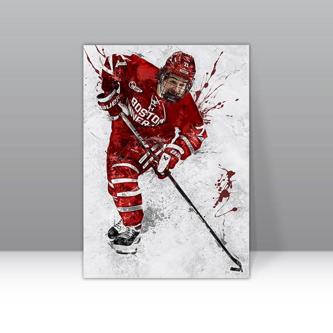 Macklin Celebrini Poster San Jose Sharks Wall Art Print Hockey Sports ...