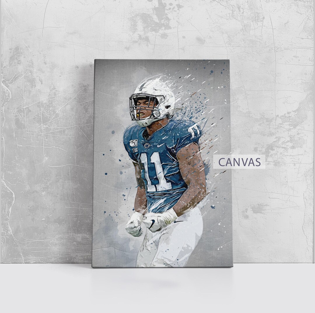 Micah Parsons Wall Art Dallas Cowboys Poster Print Football Artwork NFL ...