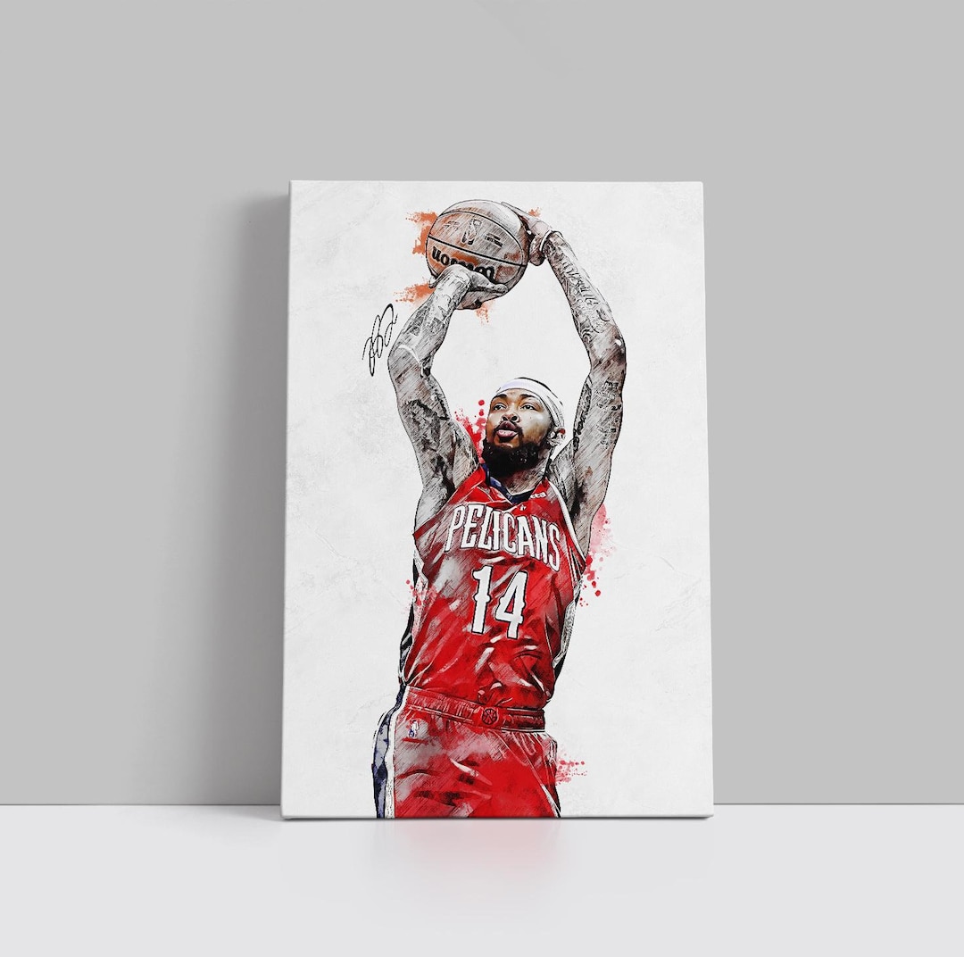 Brandon Ingram Poster New Orleans Pelicans Wall Art Print Basketball ...