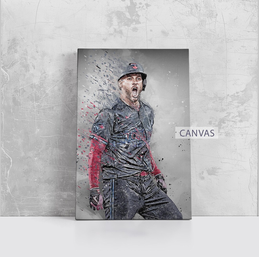 George Springer Poster Toronto Blue Jays Wall Art Print Baseball ...