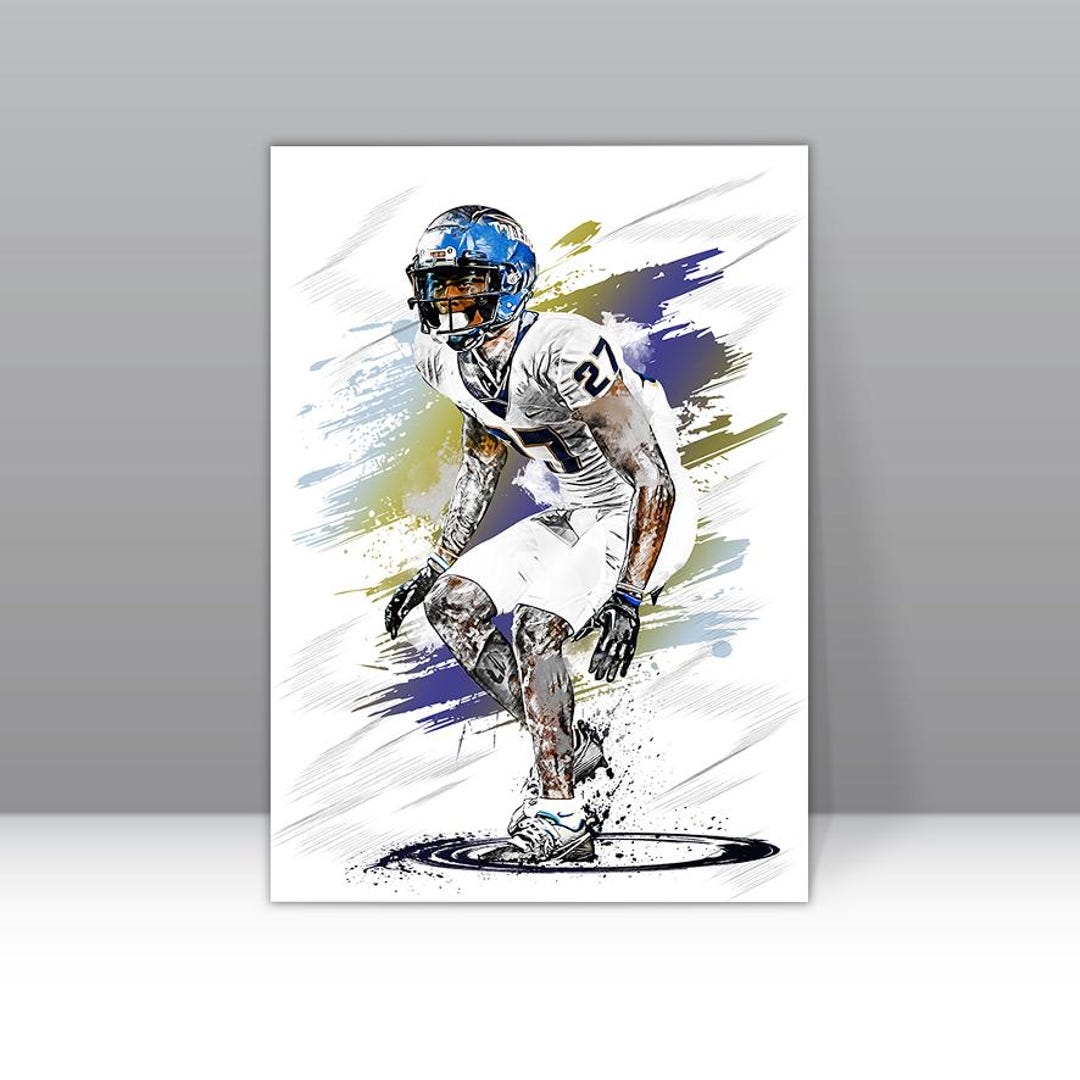 Quinyon Mitchell Poster Toledo Rockets Wall Art Print College Football ...