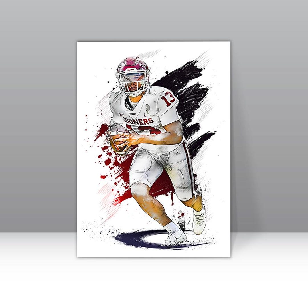 Caleb Williams Poster USC Trojans Wall Art Print Football Player Sports ...