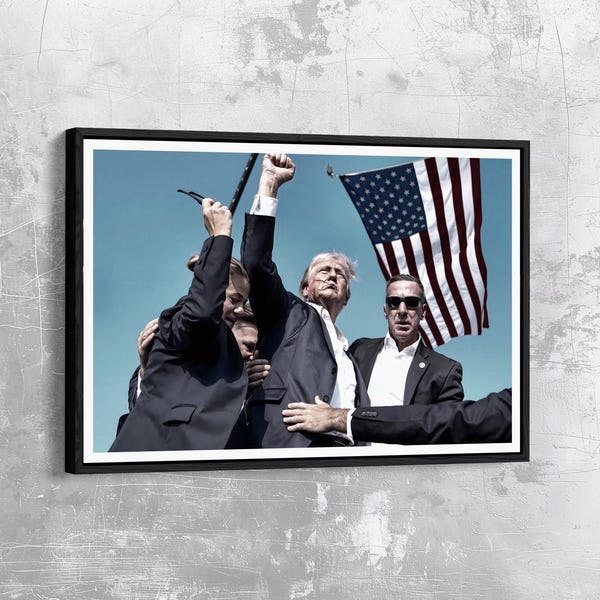 Trump Fight Poster - Etsy