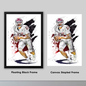 Caleb Williams Poster USC Trojans Wall Art Print Football Player Sports ...