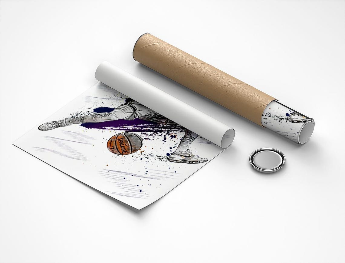 Anthony Davis Poster Los Angeles Lakers Wall Art Print Basketball ...