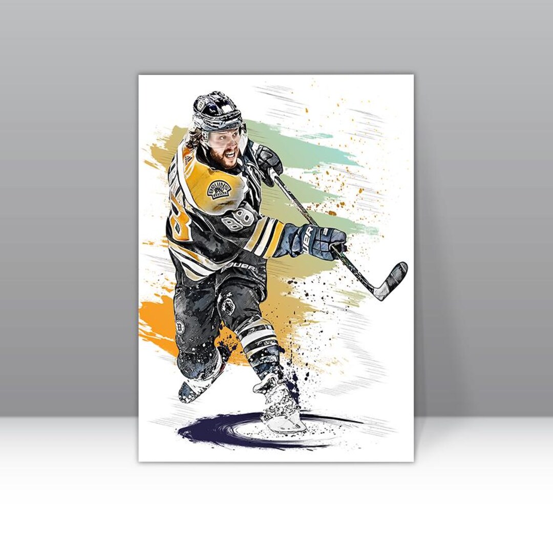 David Pastrnak Poster Boston Bruins Wall Art Print Hockey Sports Poster ...
