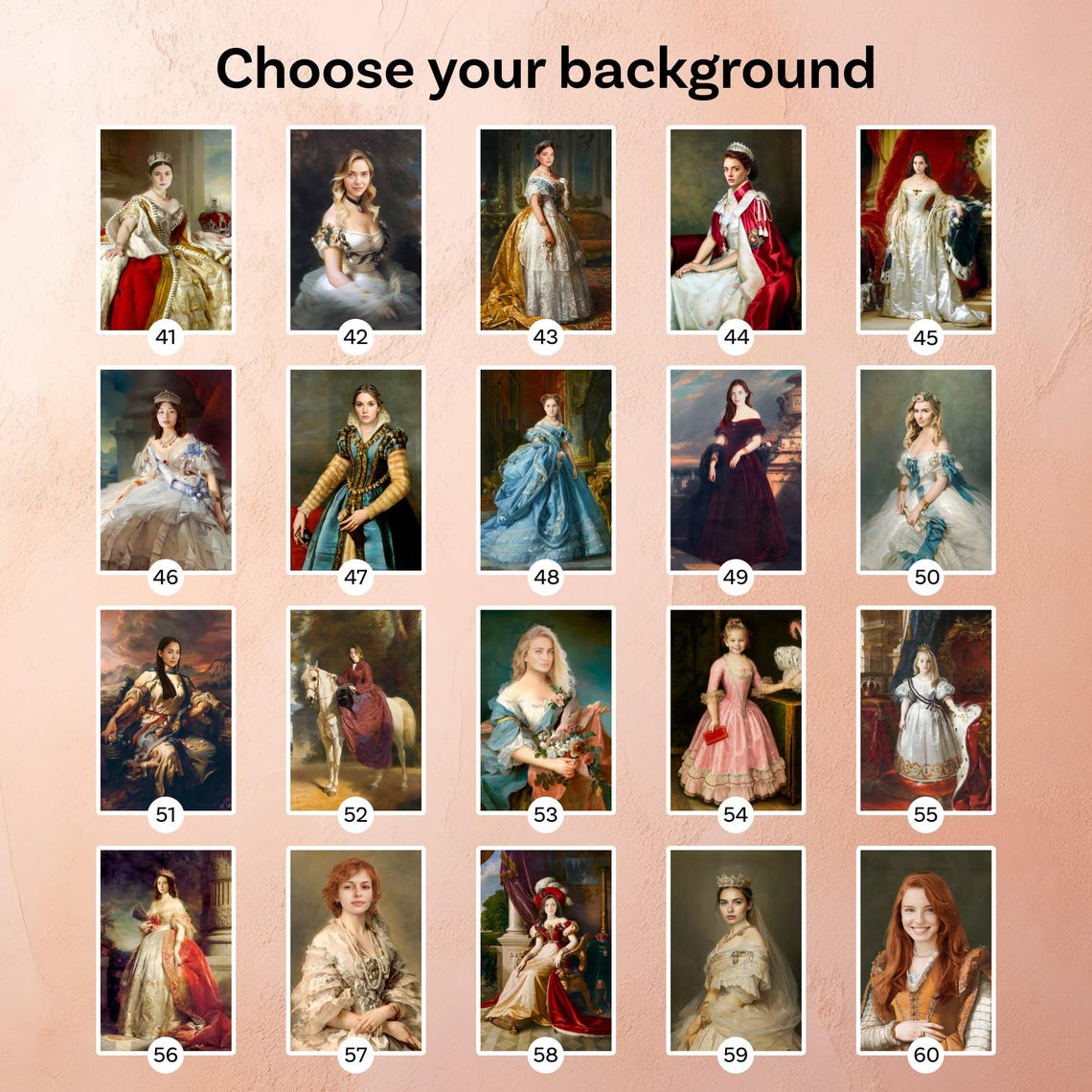 The Dame - Custom Human Portrait - Personalized Canvas Wall Art ...
