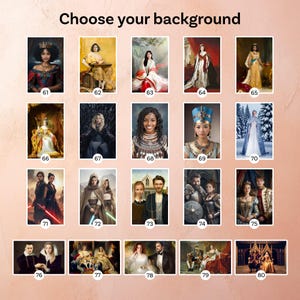 The Dame - Custom Human Portrait - Personalized Canvas Wall Art ...