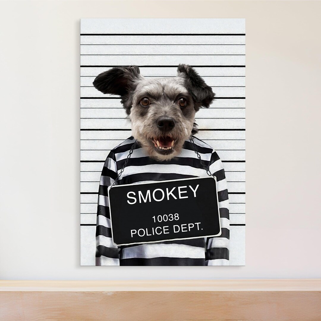The Mugshot - Custom Royal Dog Portrait - Christmas Birthday Gift Ideas ...