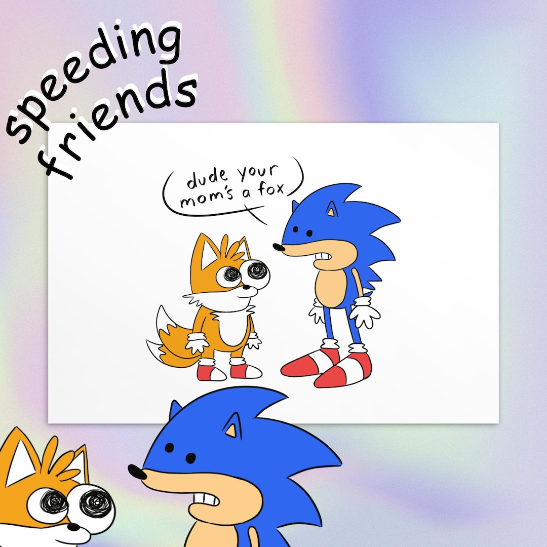 SONIC X SMILING FRIENDS (speeding Friends!) - Print 02 - Etsy