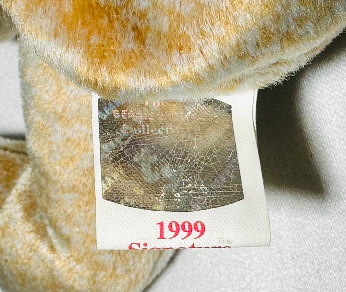 1999 Signature Bear Beanie Baby - Etsy