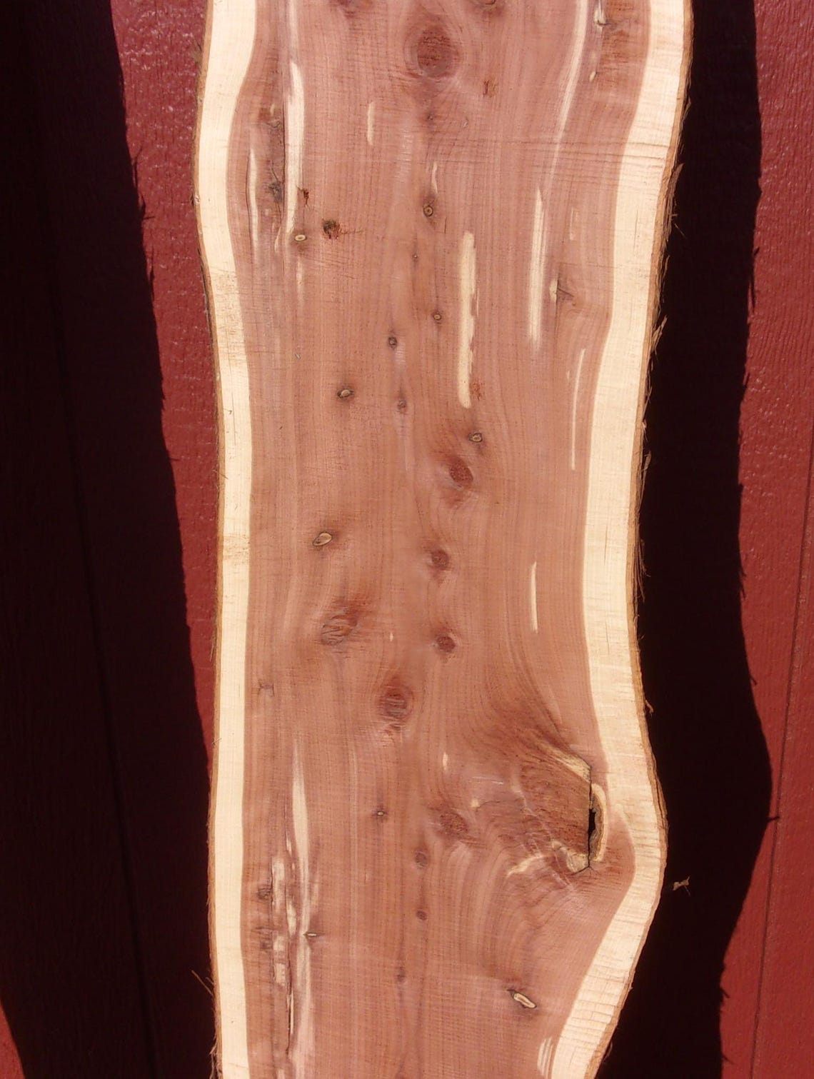 Eastern Red Cedar Live Edge Slabs - Etsy