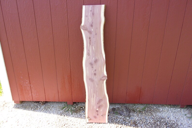 Eastern Red Cedar Live Edge Slab - Etsy