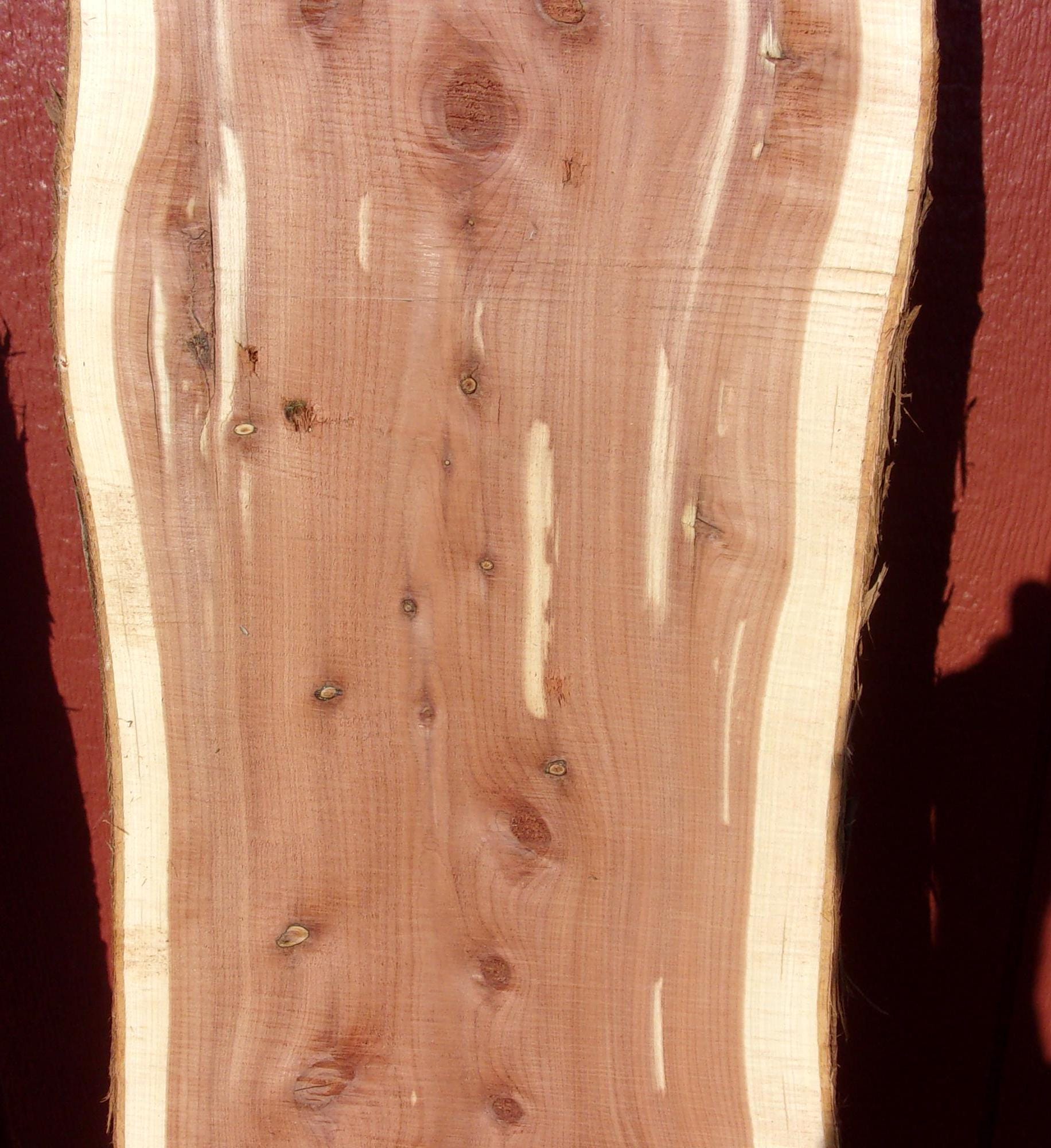 Eastern Red Cedar Live Edge Slabs - Etsy