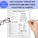 Team Building Get to Know Your Staff Questionnaire Printable, All About ...