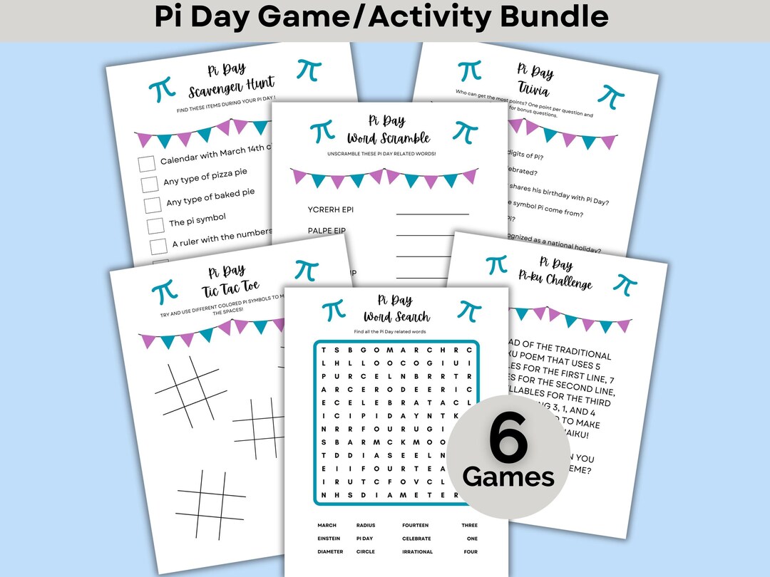 Pi Day Activities for Classrooms Printable, Math Activity, 3.14 Day ...