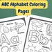 Coloring Alphabet Learning Kit, Educational ABC Worksheets, 26 Alphabet ...