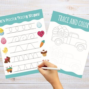 Preschool Line Tracing Worksheets, Homeschool Busy Book, Lines Trace ...