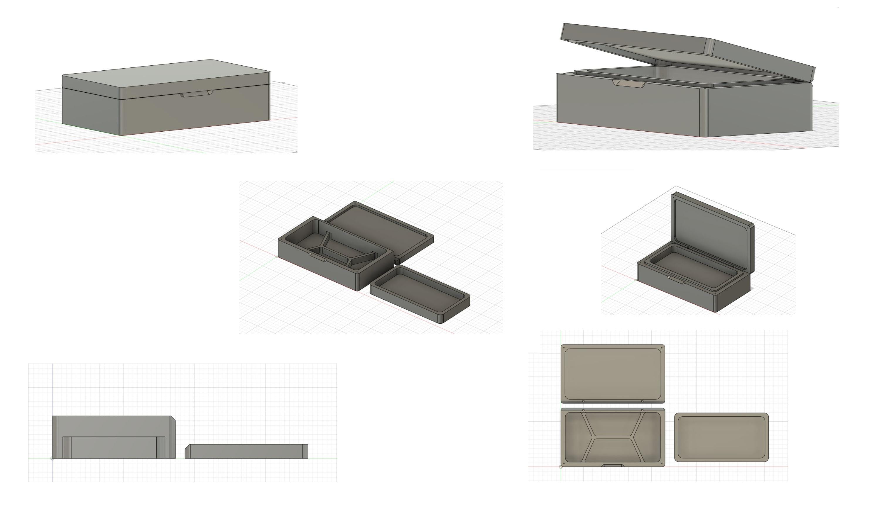 3D Model of Jewelry Box With Lid | STL File for 3D Printing | Stylish ...
