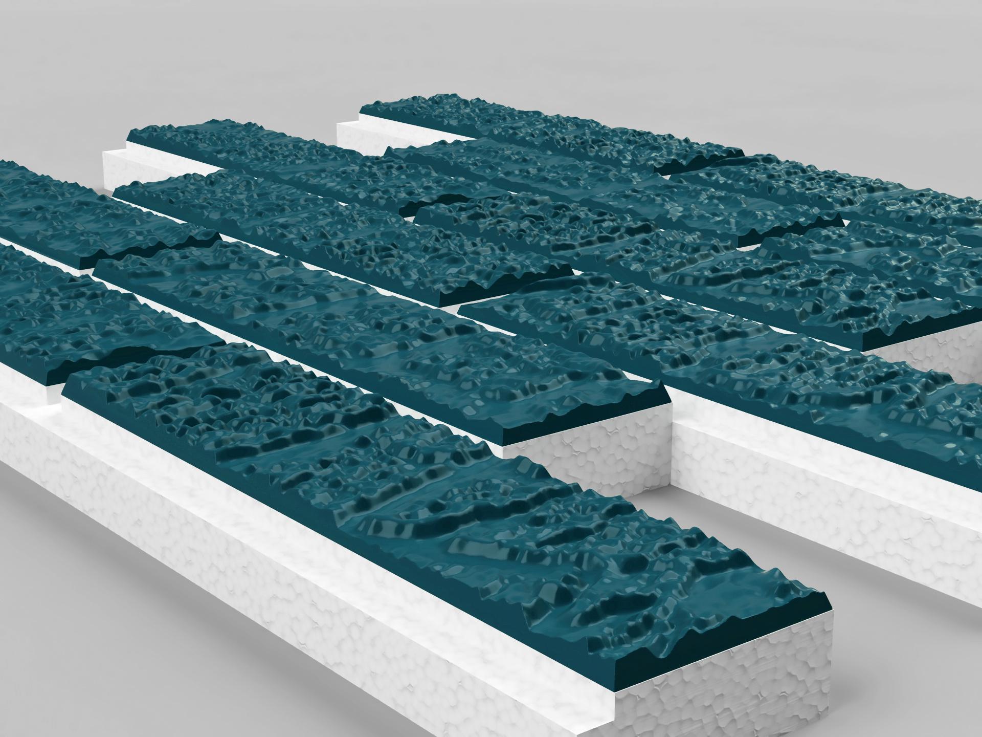 Brick Wall Panel 3D Model for Cnc, Mold Making, STL/STEP/DXF - Etsy