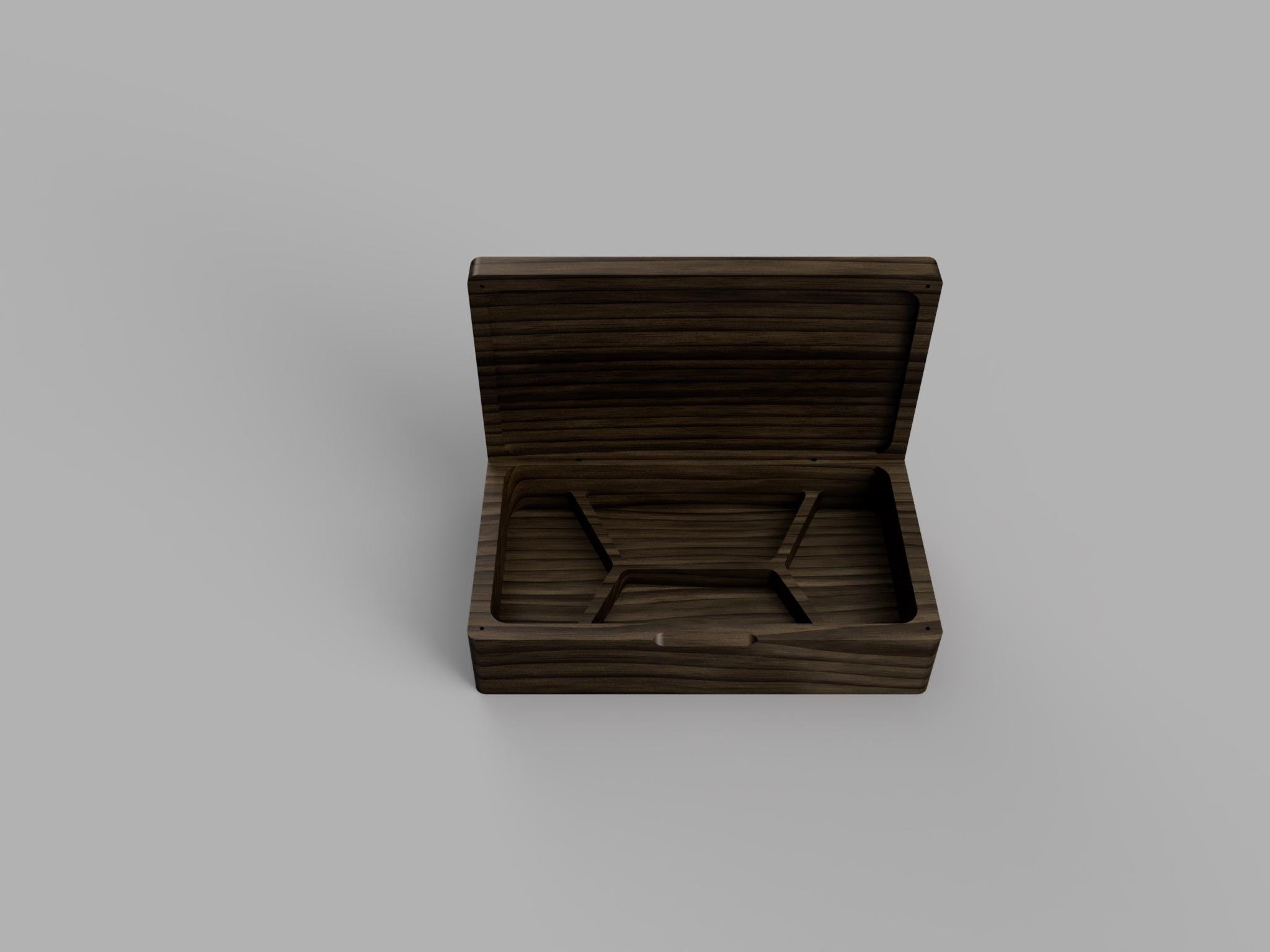 3D Model of Jewelry Box With Lid STL File for 3D Printing Stylish ...