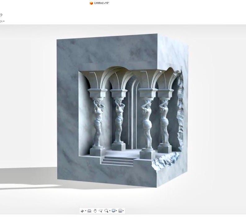 Corner Wall Light 3D Model: Cube Night Lamp STL File - Etsy