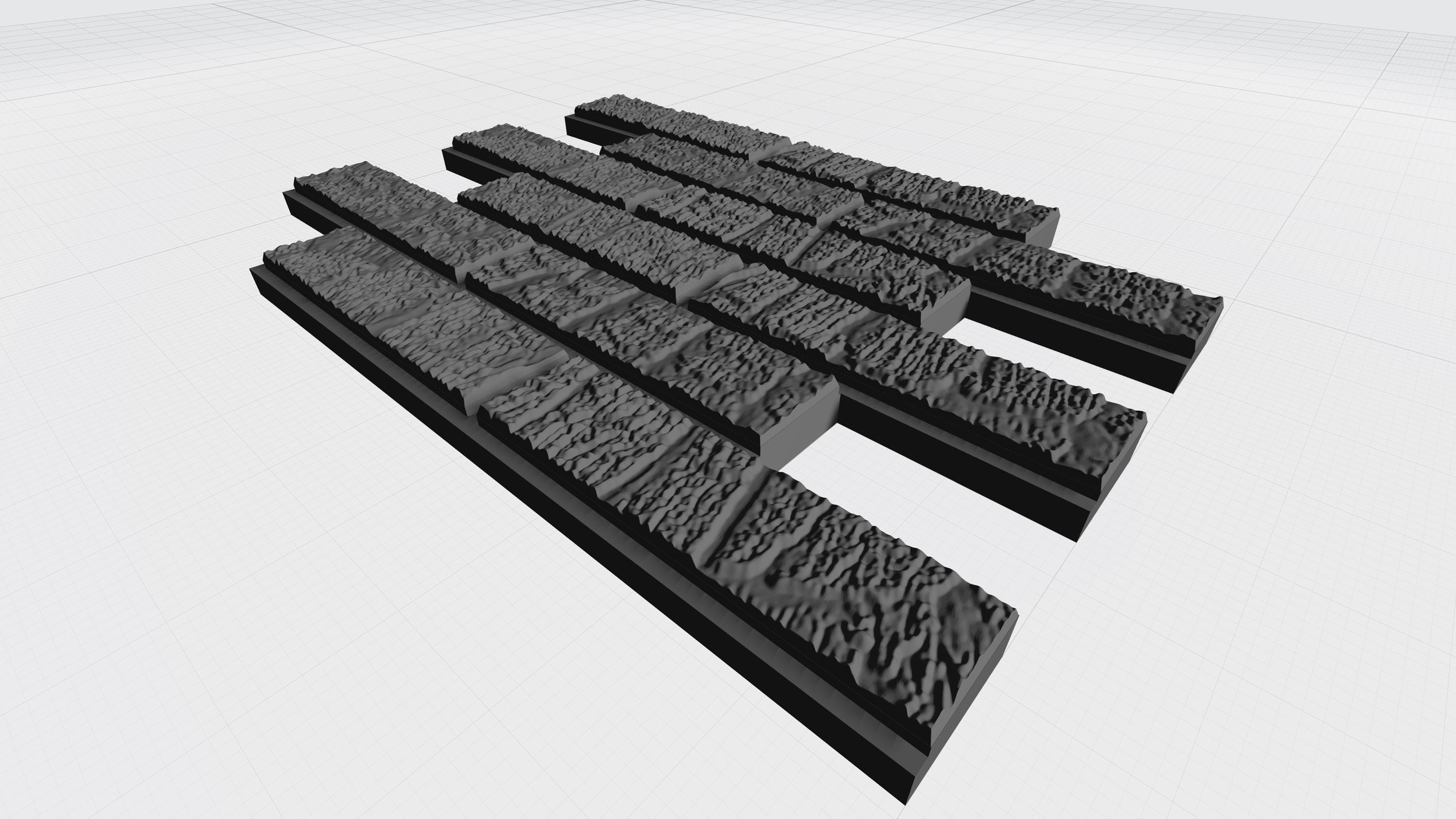 Brick Wall Panel 3D Model for Cnc, Mold Making, STL/STEP/DXF - Etsy