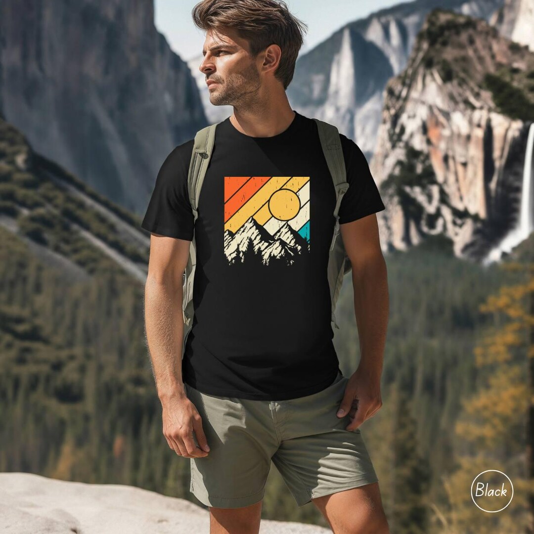 Hiking Tee Shirt, Adventure T-shirt, Camping Shirts, Mountain Tshirt ...