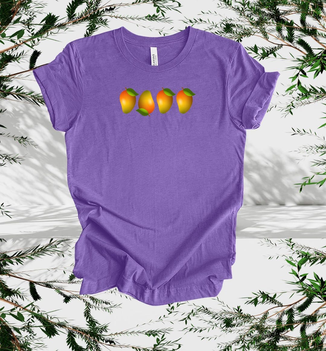 Mango Tee Shirt, T-shirts for All, Graphic Tees, Foodie Shirt, Summer ...