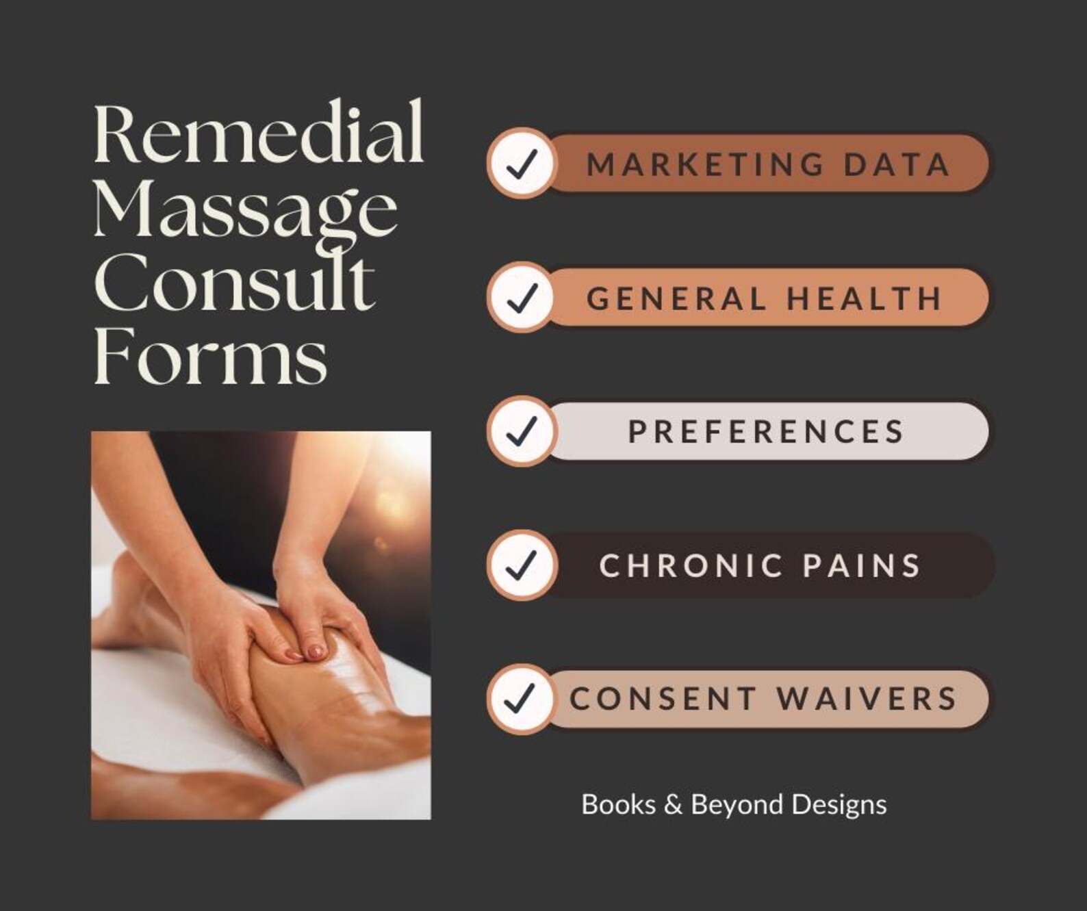 Remedial Massage Consultation Form Digital Download Client Intake Form ...