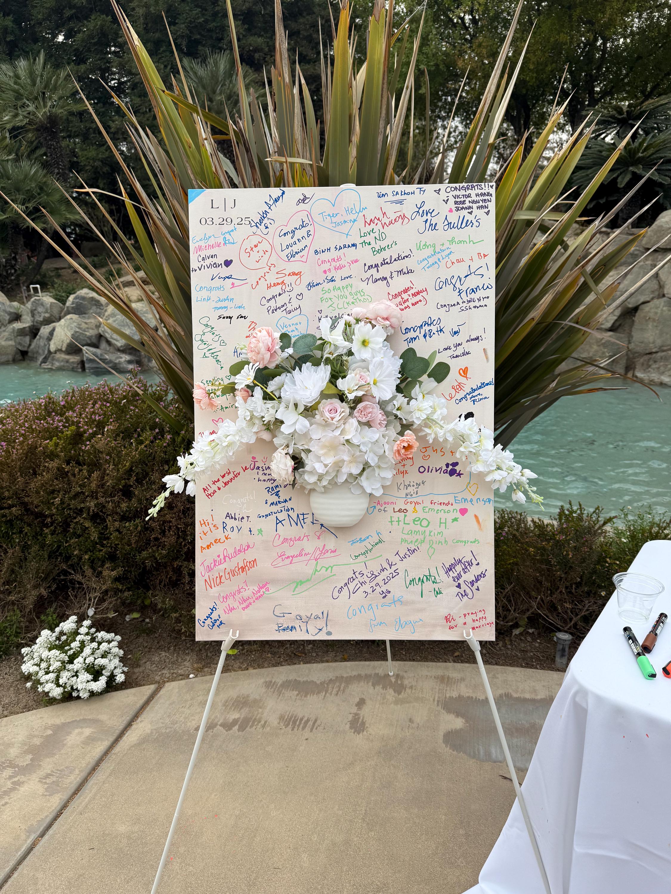 Personalized Wedding Guest Book | Custom Signature Book for Wedding ...
