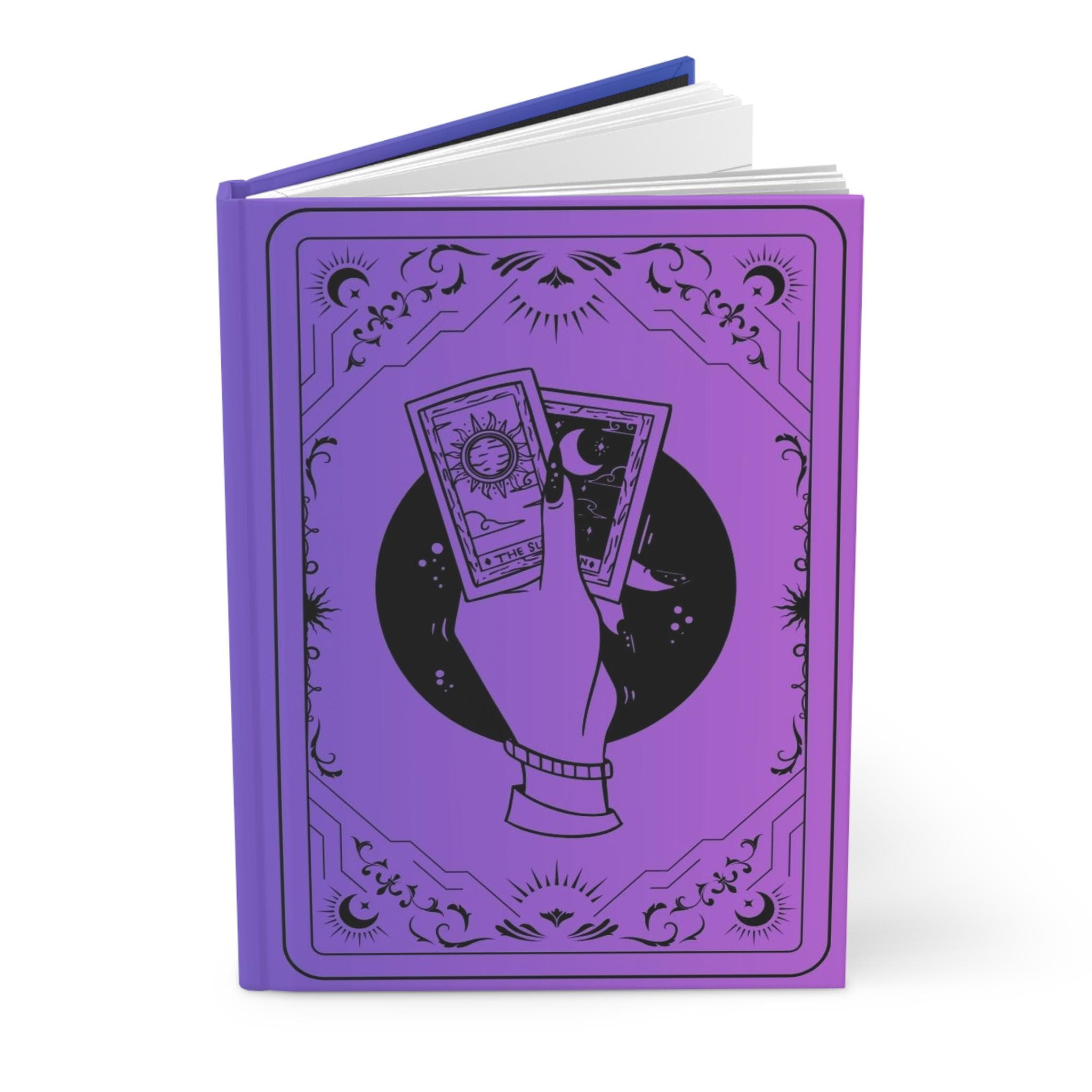 Hardcover Daily Tarot Journal, Blank Lined Notebook, Tarot Inspiration ...