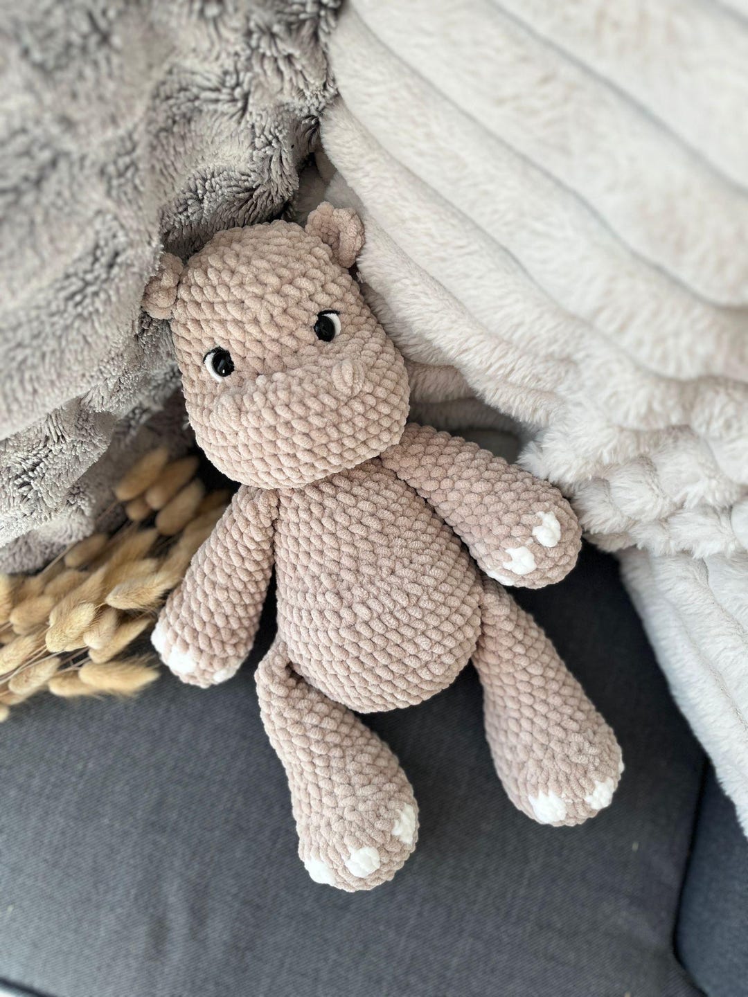 Hippo, Cuddly Toy, Baby Toy, Children's Toy, Birth Gift, Children's ...