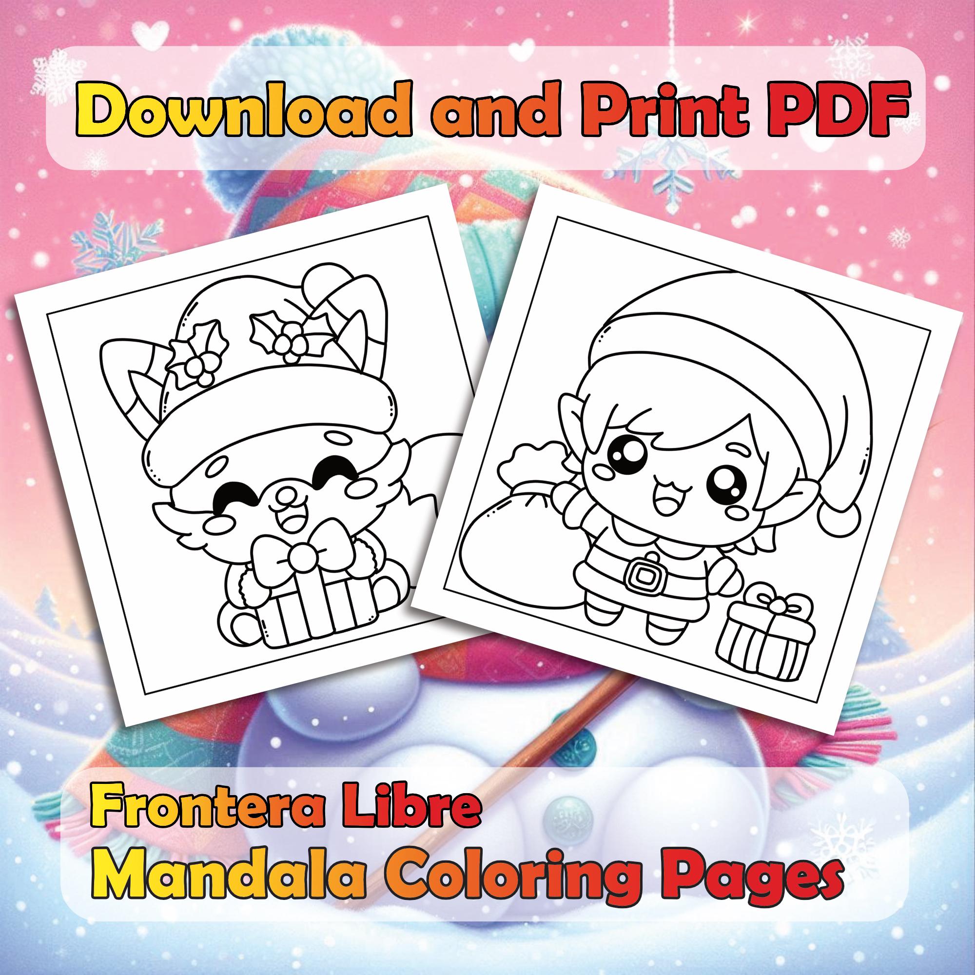 Cozy Christmas Coloring - Bold and Easy Christmas - Cozy Coloring Book ...