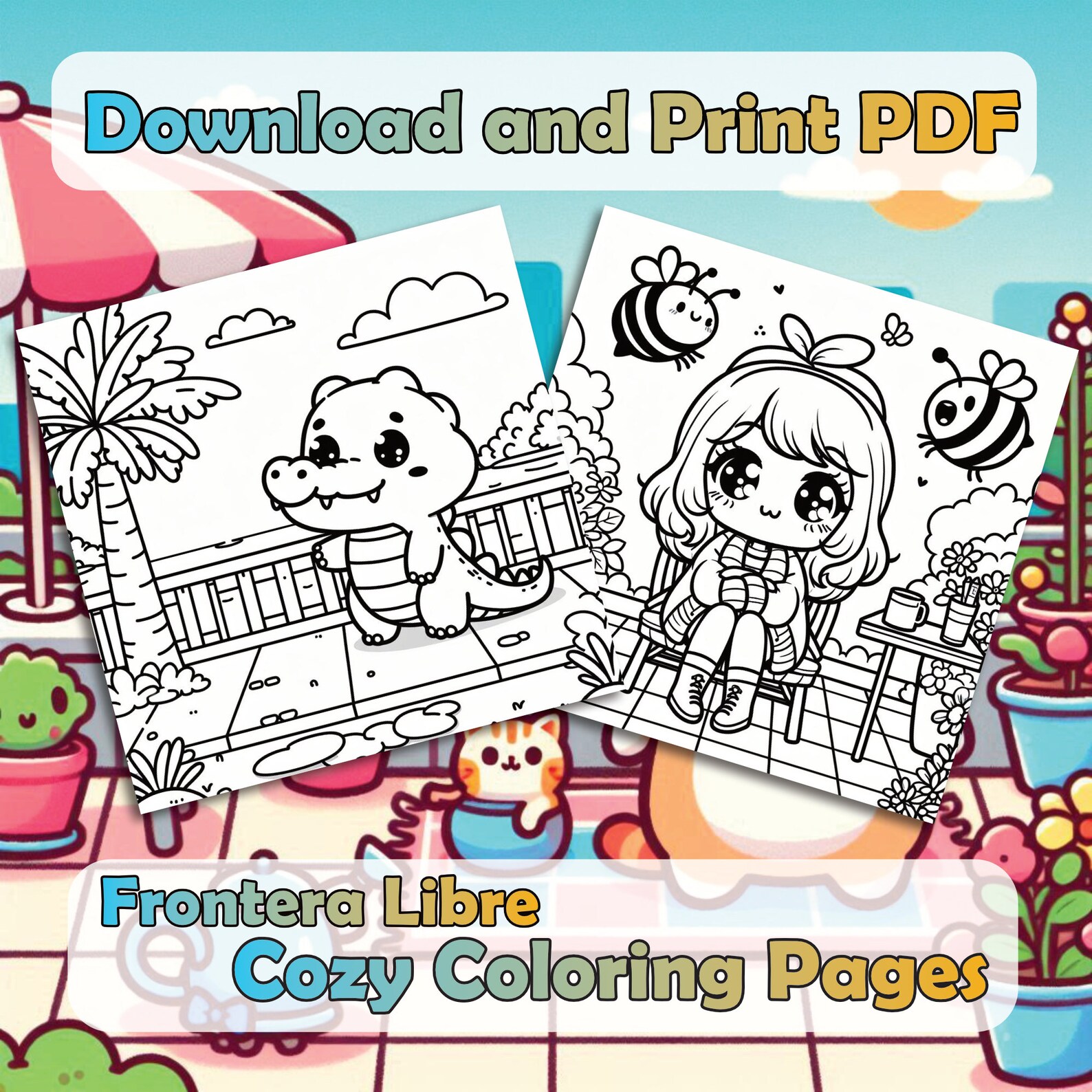 Cute Coloring, Little Corner Coloring Pages, Cozy Coloring Pages ...