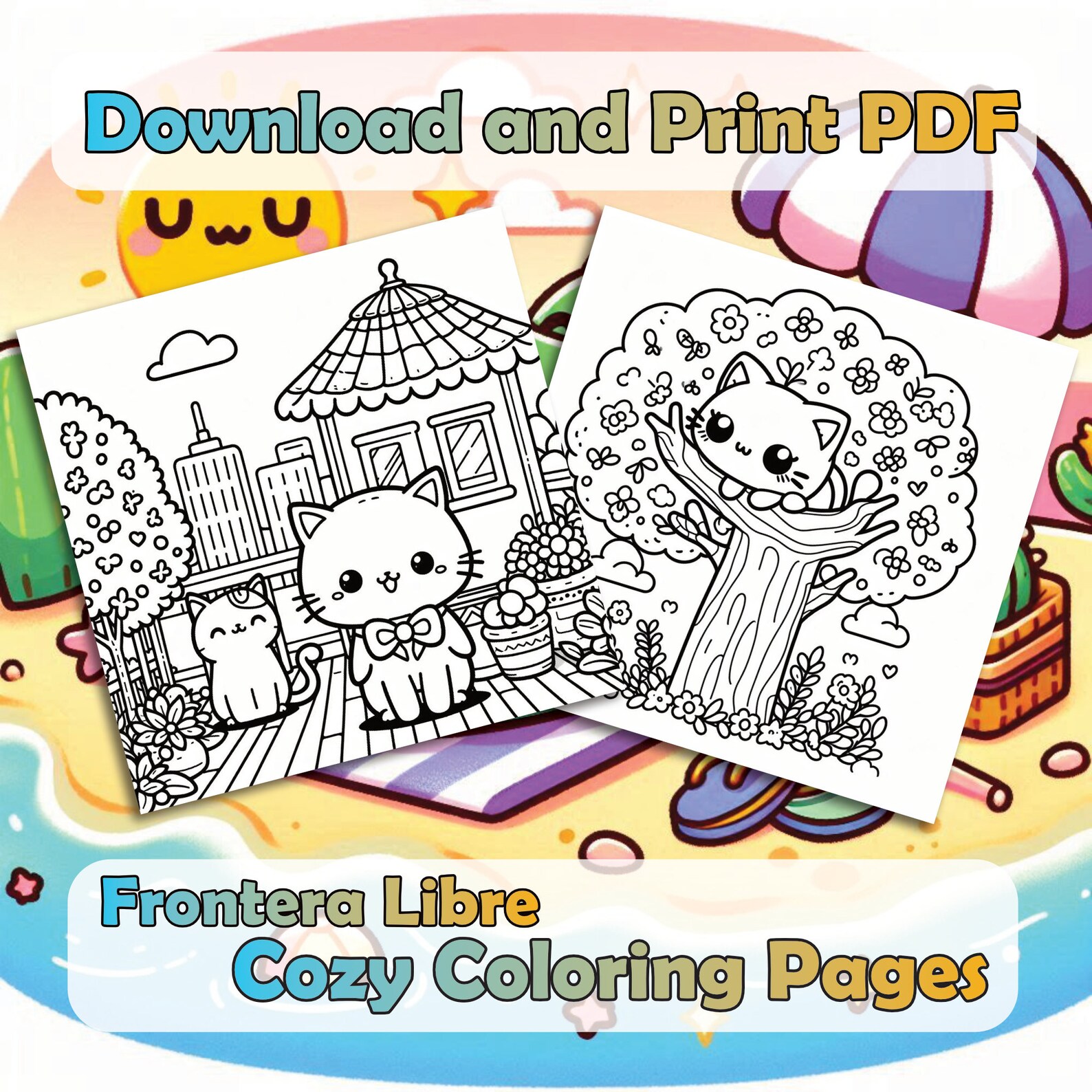 Cute Coloring Pages, Little Corner Coloring Pages, Cozy Coloring Pages ...