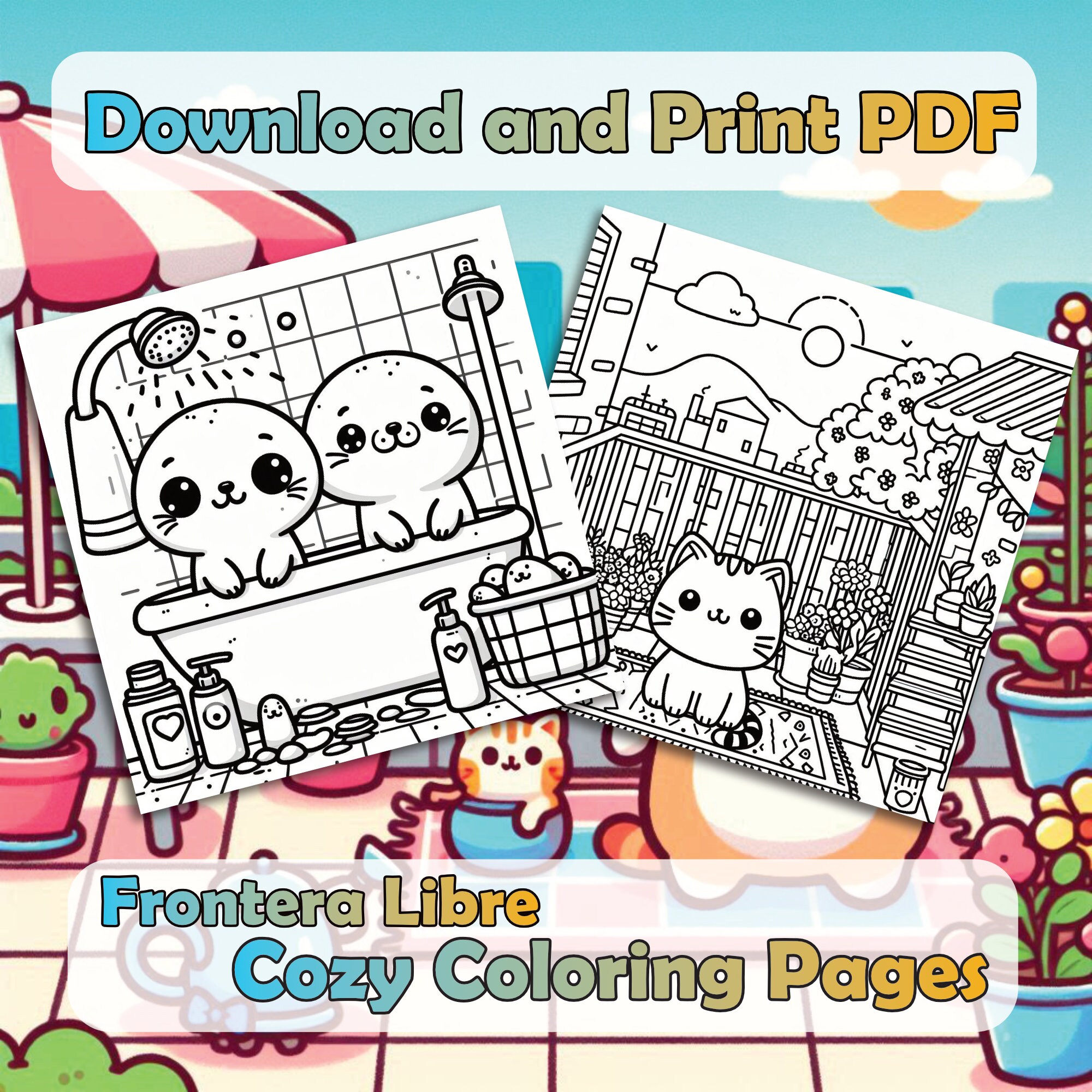 Cute Coloring, Little Corner Coloring Pages, Cozy Coloring Pages ...