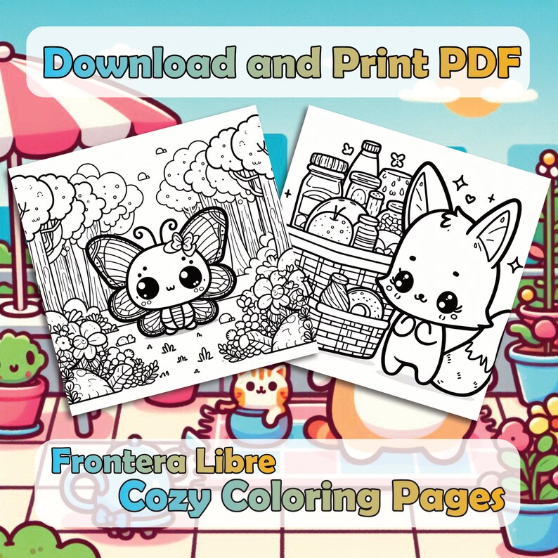 Cute Coloring, Little Corner Coloring Pages, Cozy Coloring Pages ...